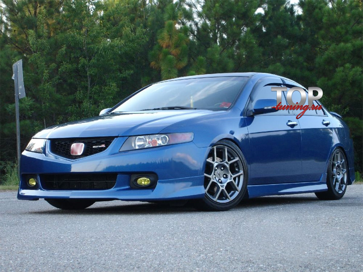 #3 Оригинальный бампер + губа modulo — Honda Accord Euro R (CL7), 2 л ...