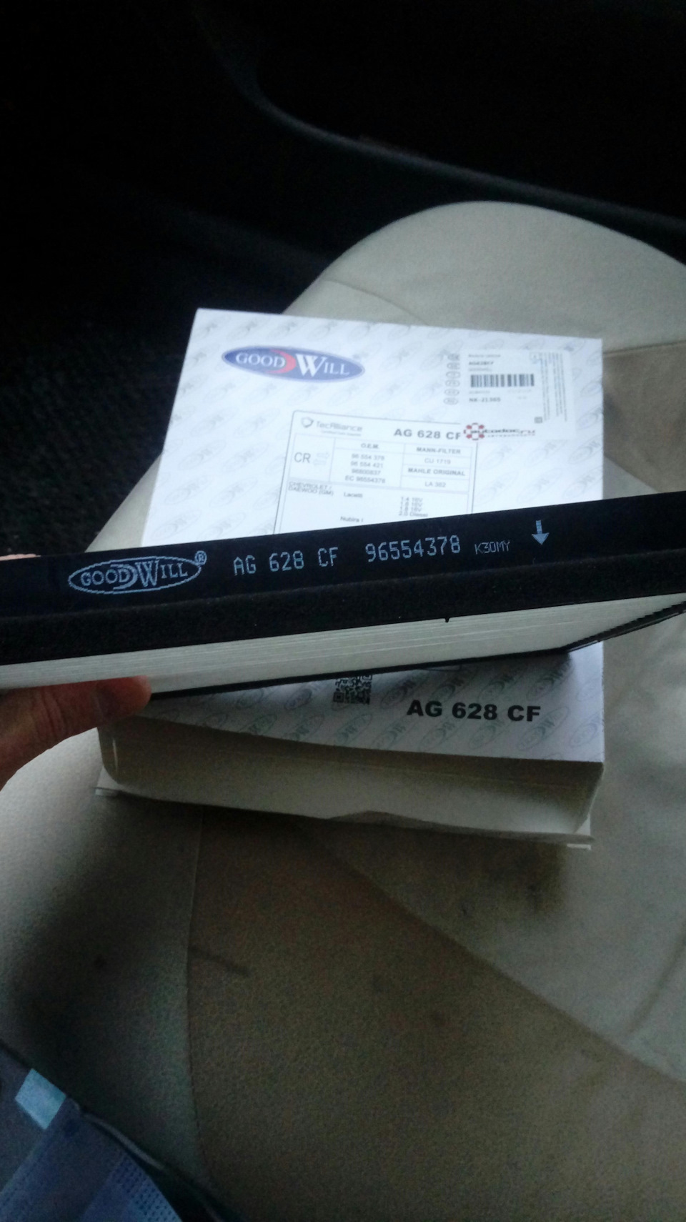 Замена салонного фильтра — Chevrolet Lacetti Sedan, 1,6 л, 2007 года ...