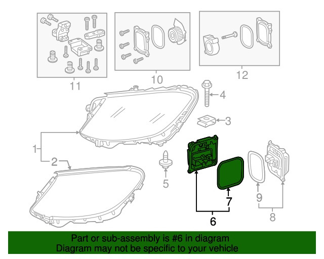 A2229000115 Блок управления фарой Mercedes | Запчасти на DRIVE2