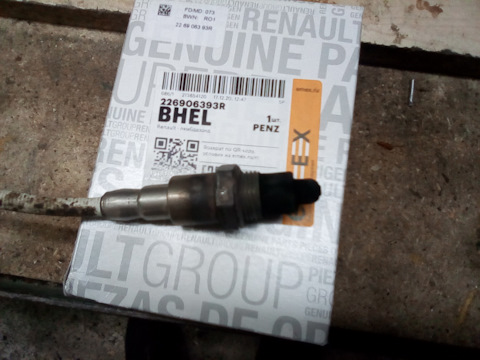226906393R Датчик концентрации кислорода (лямбда-зонд). RENAULT ...