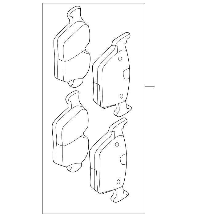 LR160459 Rear Pads Jaguar Land Rover | Запчасти на DRIVE2