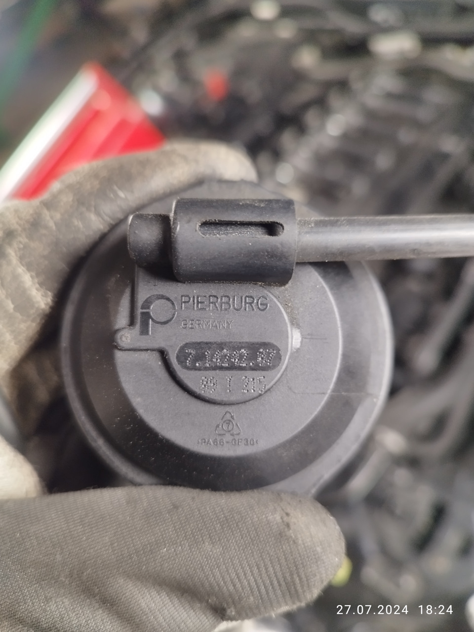 Впускной коллектор без вихревых заслонок — BMW 7 series (E65/E66), 3 л ...