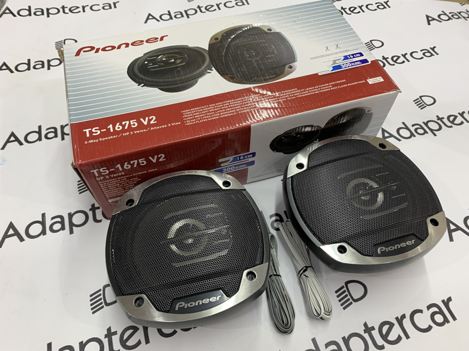 Коаксиальная аудио система Pioneer TS-1675 V2 — Adaptercar на DRIVE2