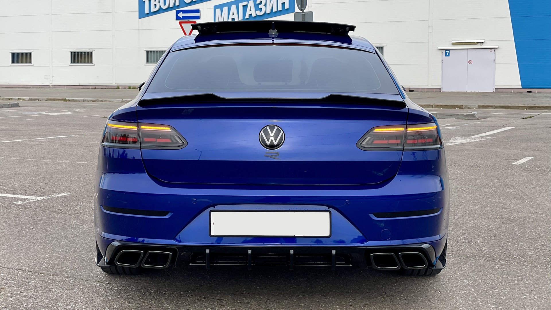Volkswagen Arteon 2.0 дизельный 2022 | R-Line Lapiz Blue на DRIVE2