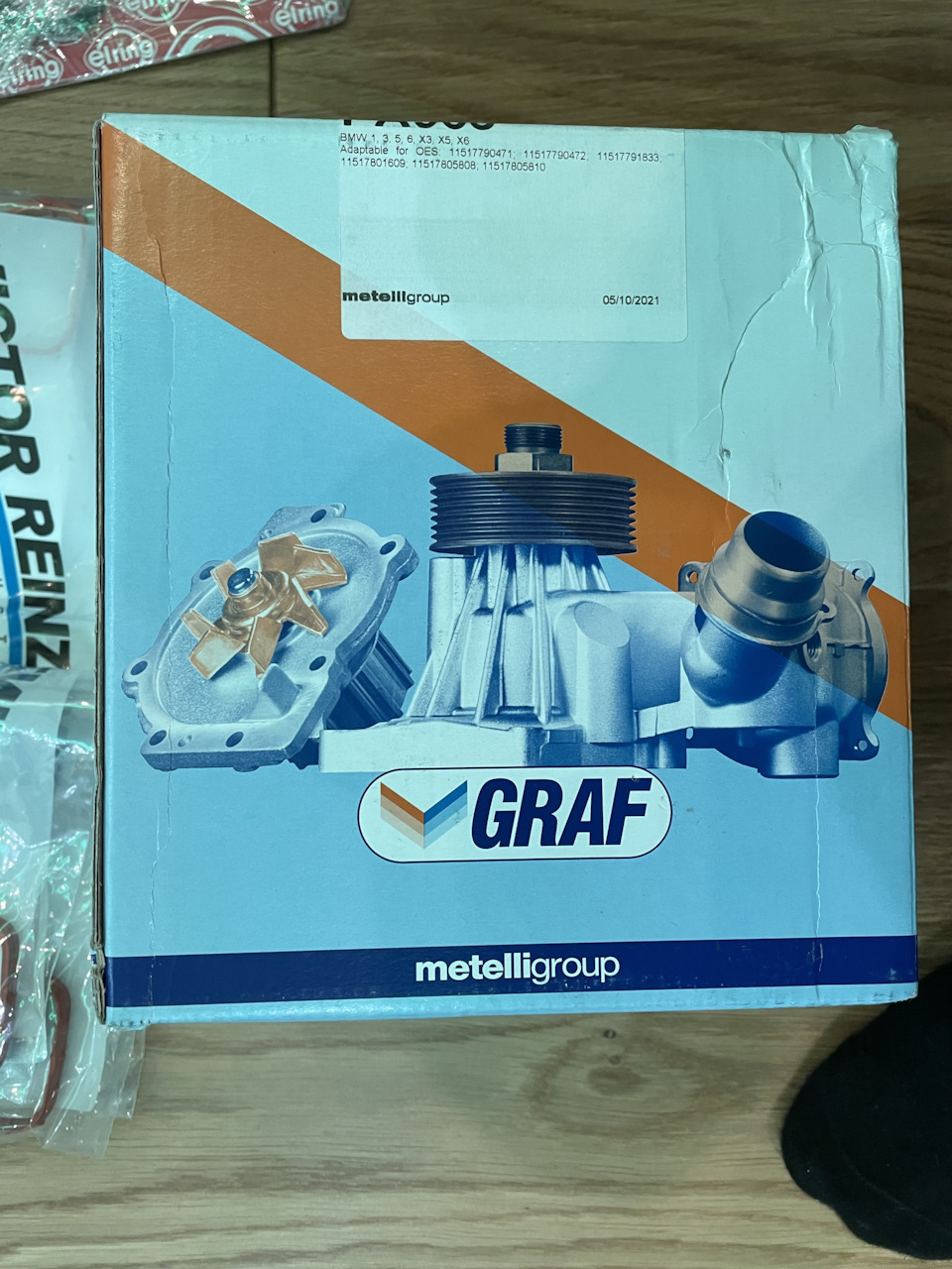 11517790471 Оборотная водяная помпа BMW | Запчасти на DRIVE2