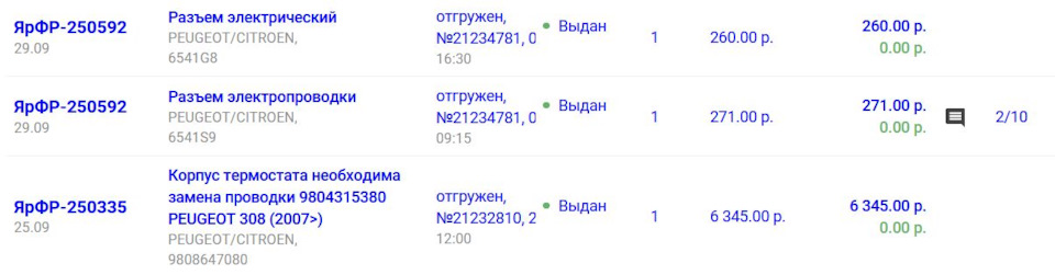 9808647080 Термостат PSA 308,3008,408, C4(B7), DS4, C4 седан 1.6THP 16V ...