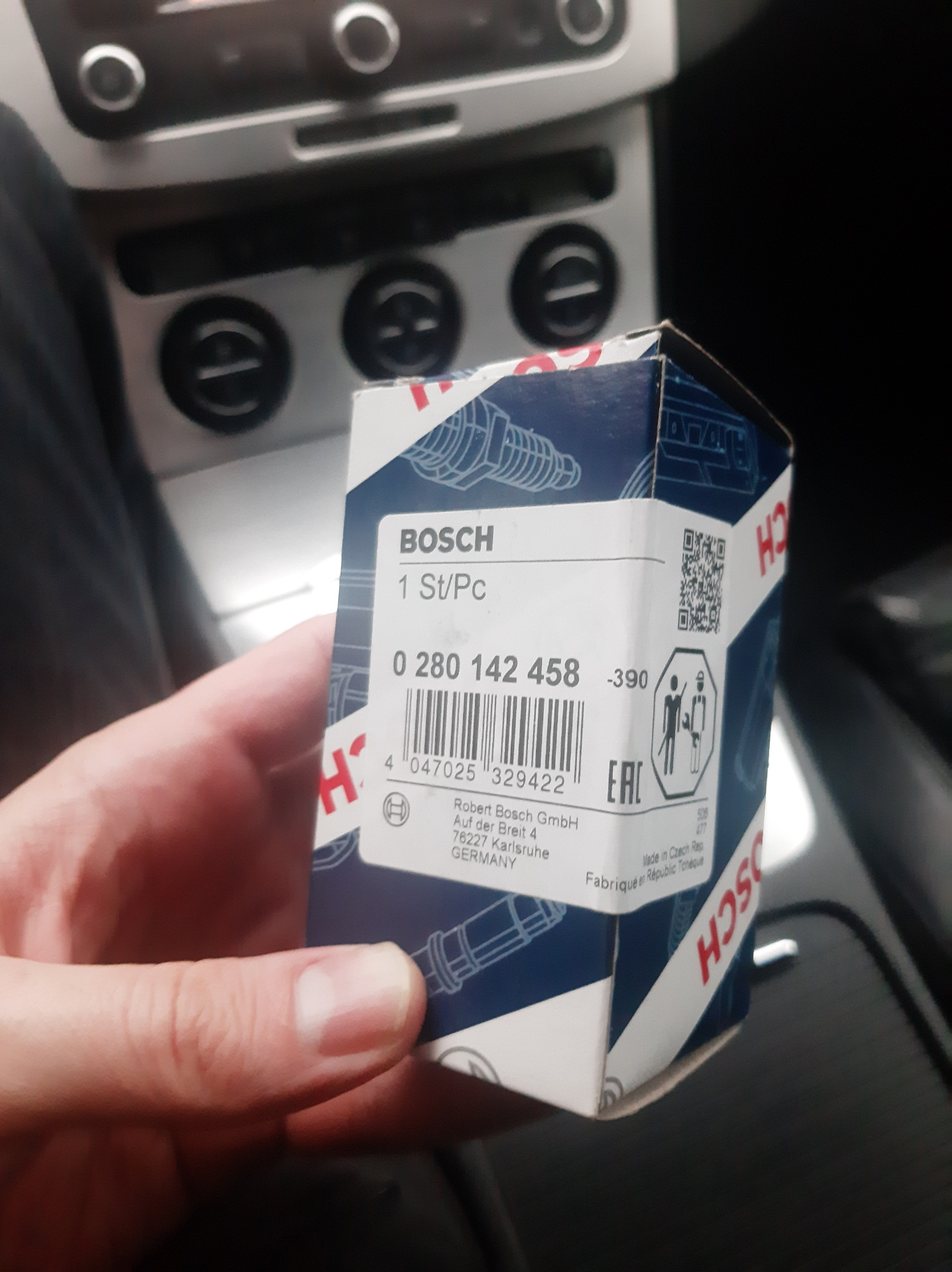 Ошибка P0441 замена клапана вентиляции топливного бака 0280142458 BOSCH ...