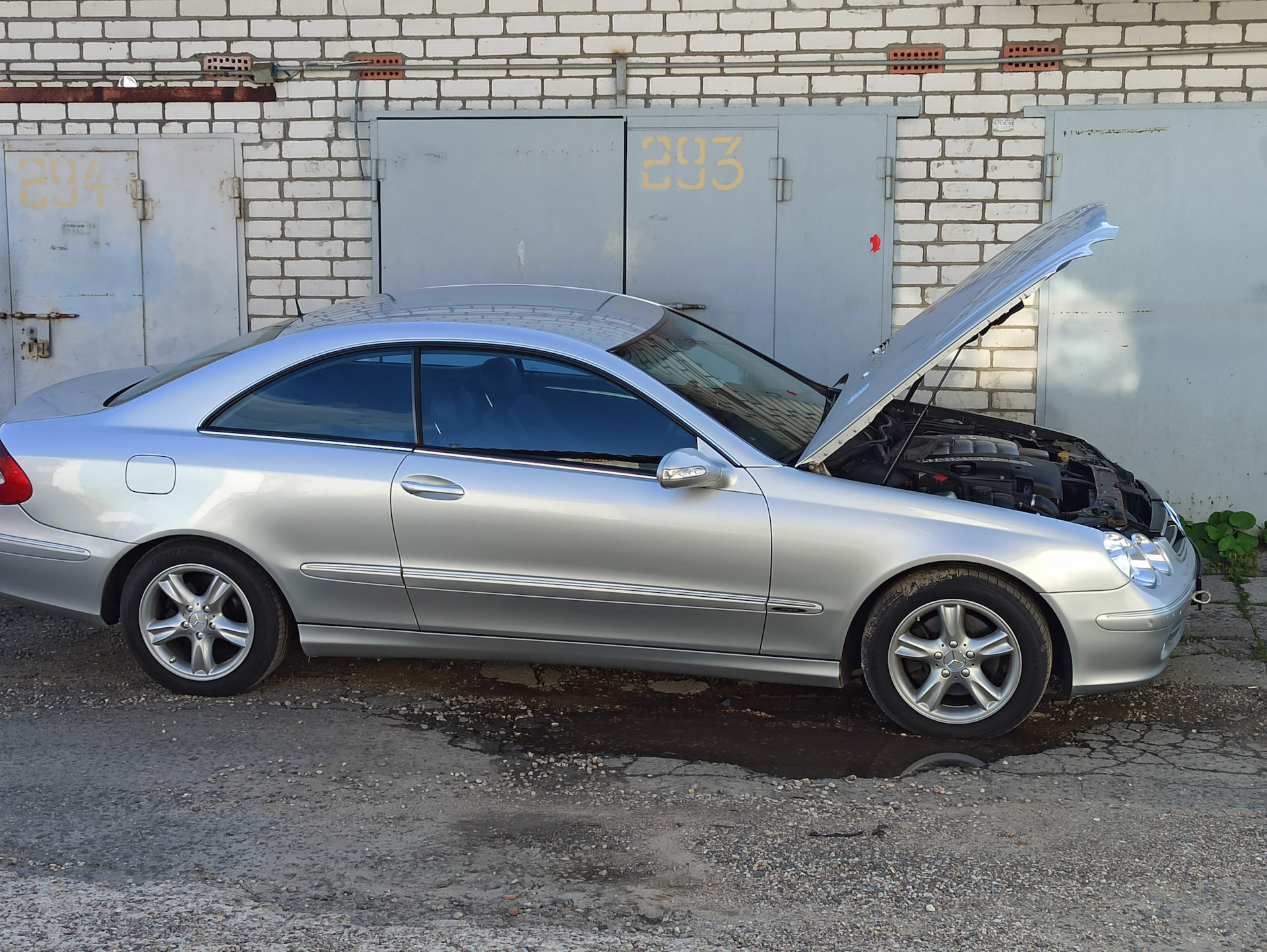 Грусти пост — Mercedes-Benz CLK (W209), 2,7 л, 2004 года | поломка | DRIVE2