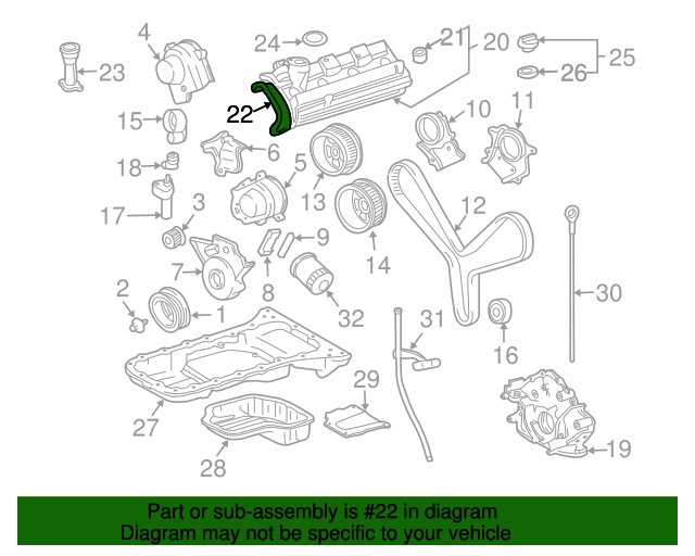 1121350031 Прокладка клапанной крышки TOYOTA LAND CRUISER 100/200 98 ...