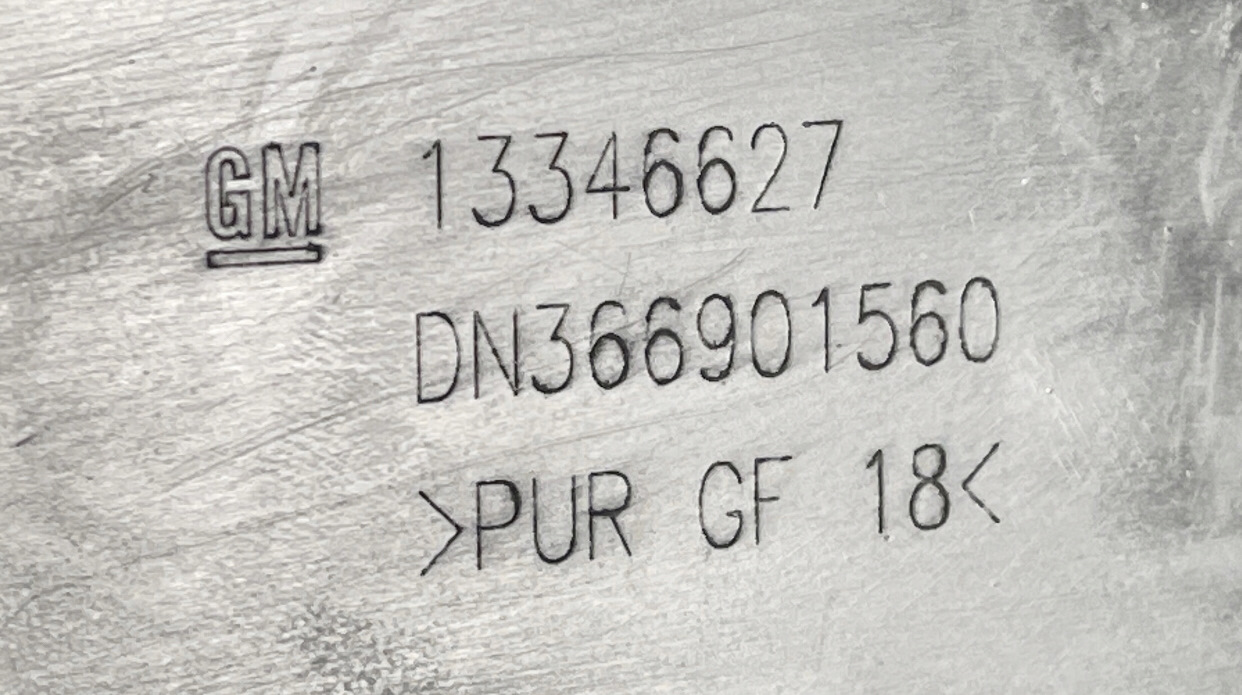 Накладка переднего бампера General Motors: 13346627 OPCline — Opel ...