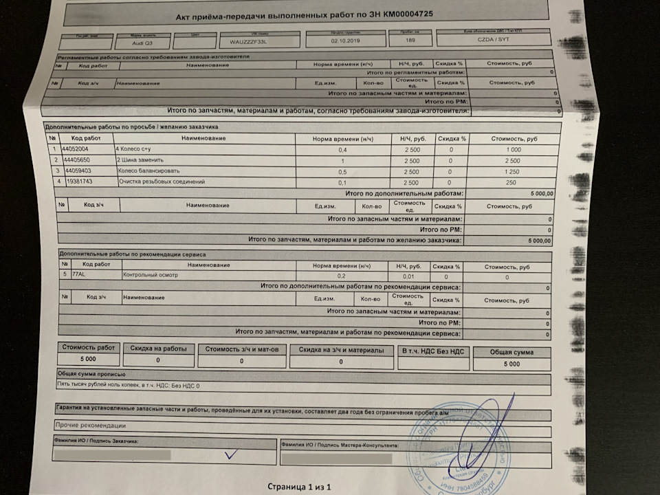 Парктроник — Volkswagen Touareg (1G), 2,5 л, 2008 года | запчасти | DRIVE2
