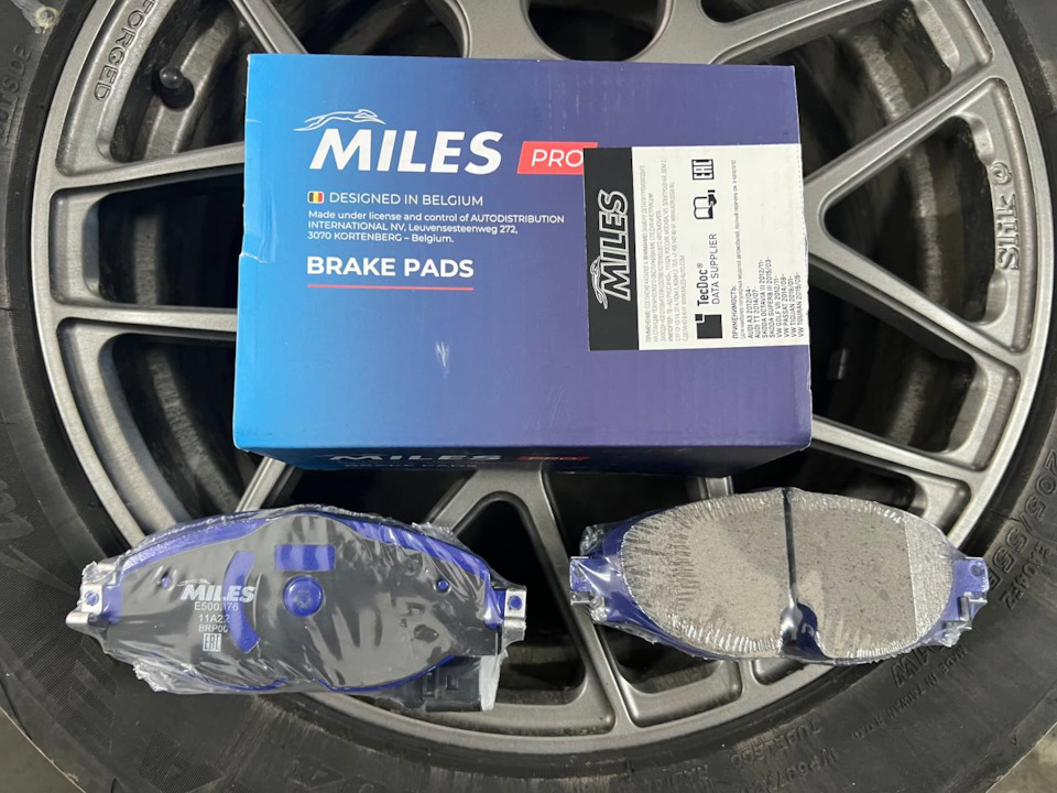 Тормозная Система — Колодки Передние MILES Ceramic E5 — 249000 км ...