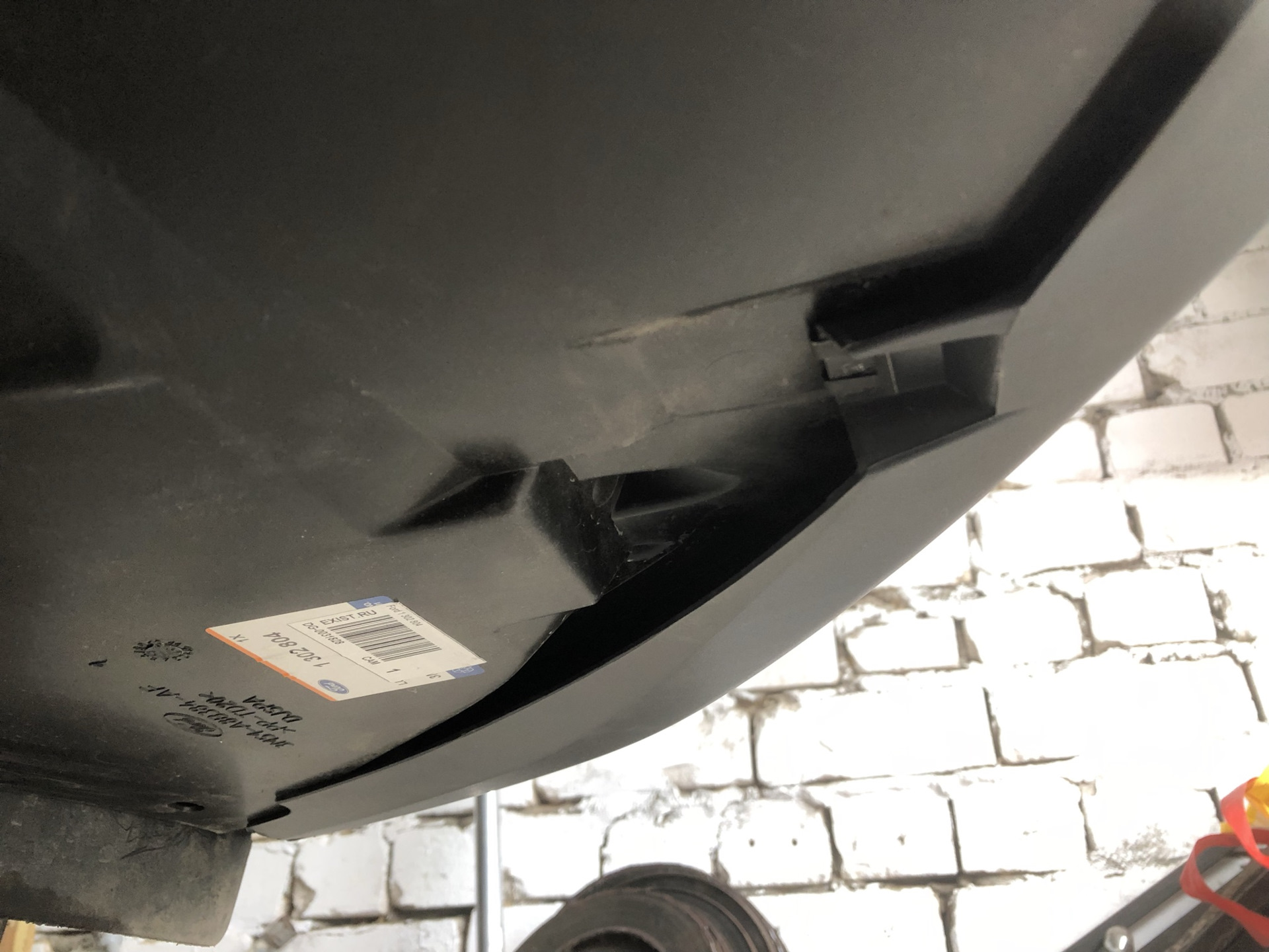 №15 — Установка нижнего пыльника, спойлера и оригинальной пластиковой ...