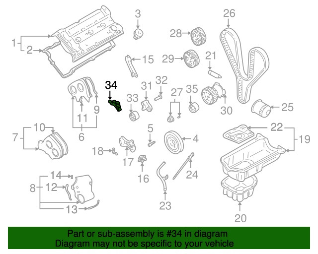 2441039001 Гидравлический натяжитель цепи KIA HYUNDAI | Запчасти на DRIVE2