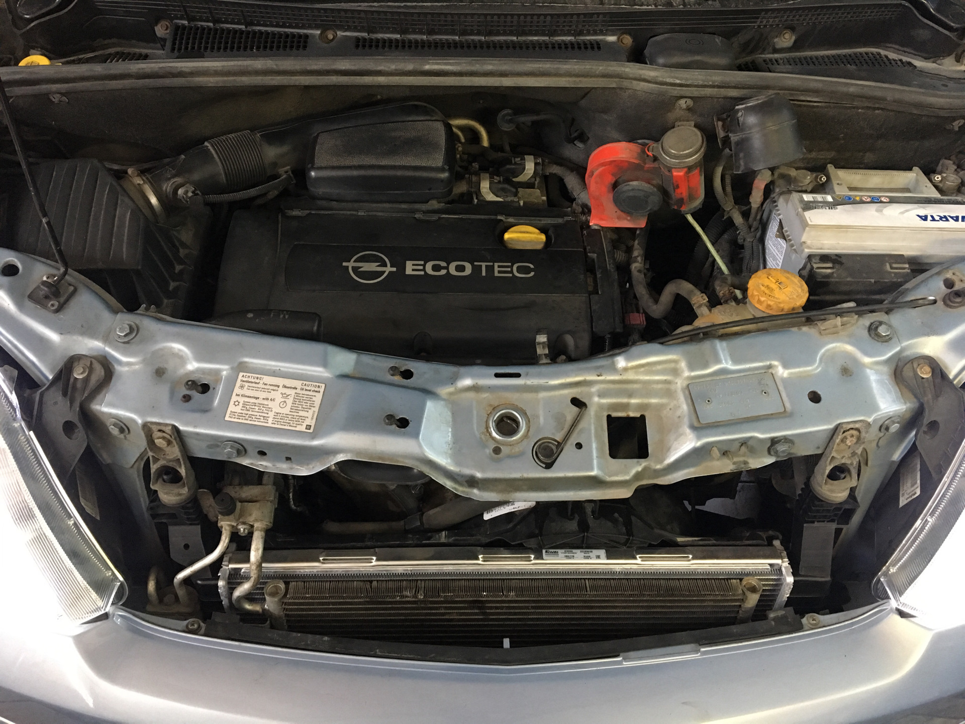 Радиатор охлаждения — Opel Meriva (A), 1,6 л, 2007 года | запчасти | DRIVE2