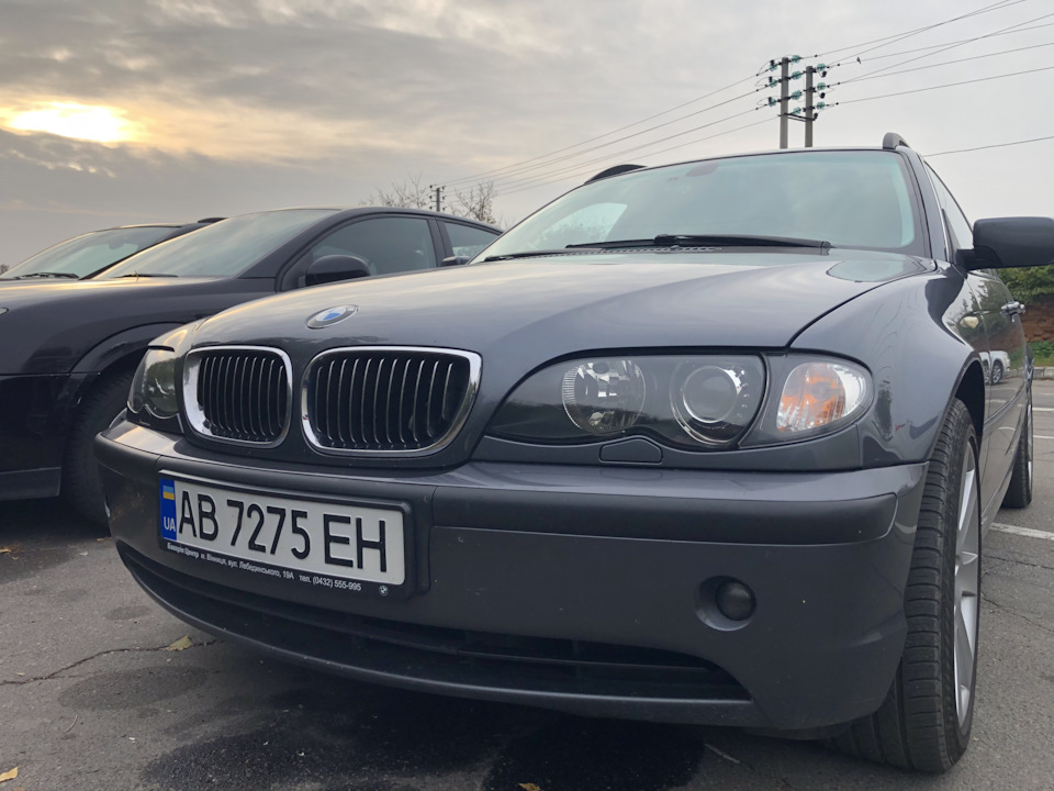 Решётка бампера е46 — BMW 3 series Touring (E46), 2,9 л, 2002 года ...