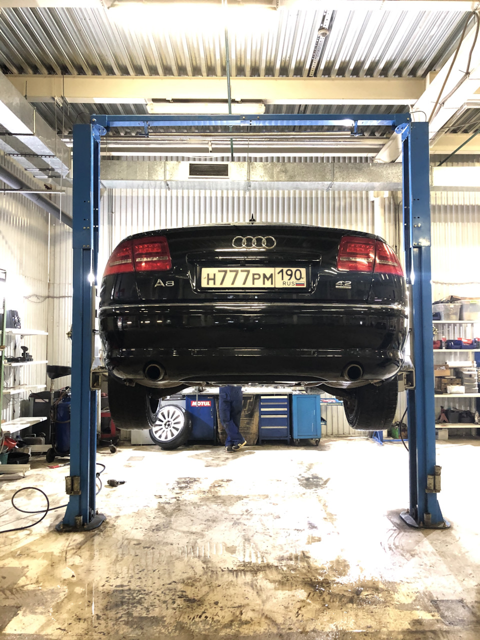 Загудел подшипник — Audi A8 (D3), 4,2 л, 2007 года | визит на сервис ...