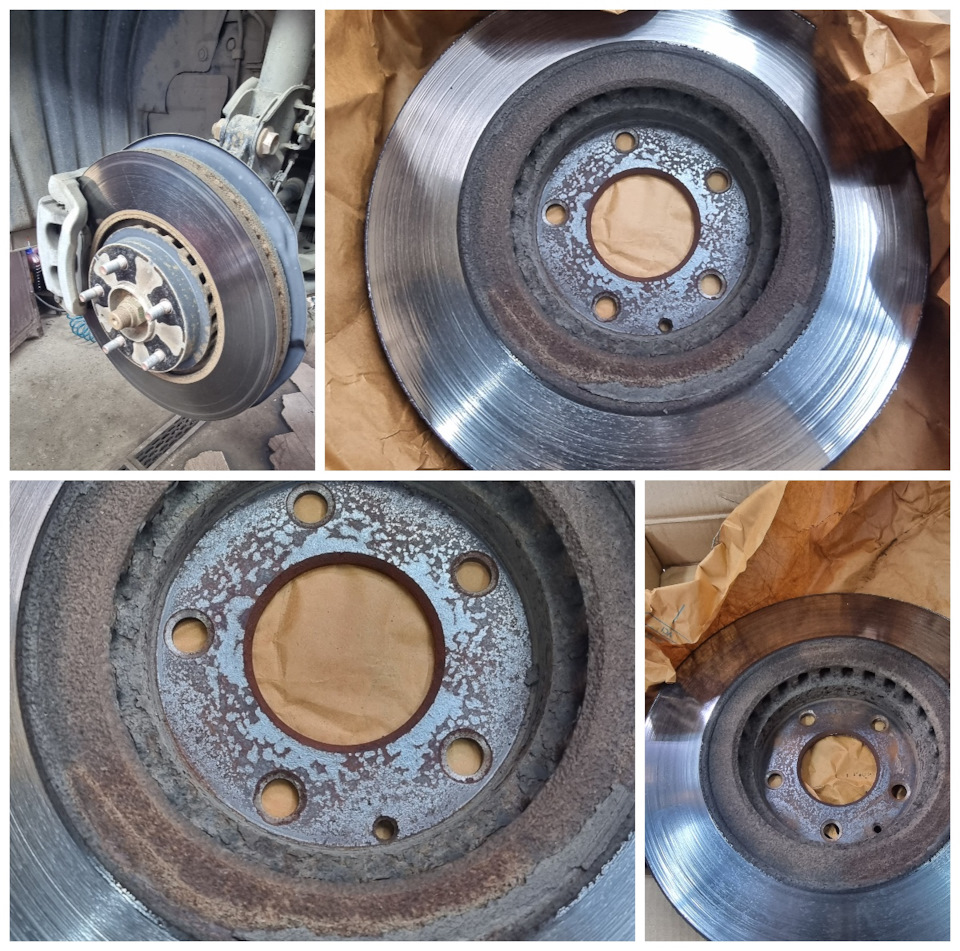 Диски тормозные передние замена на MAZDA CX 9 — Mazda CX-9 (2G), 2,5 л ...