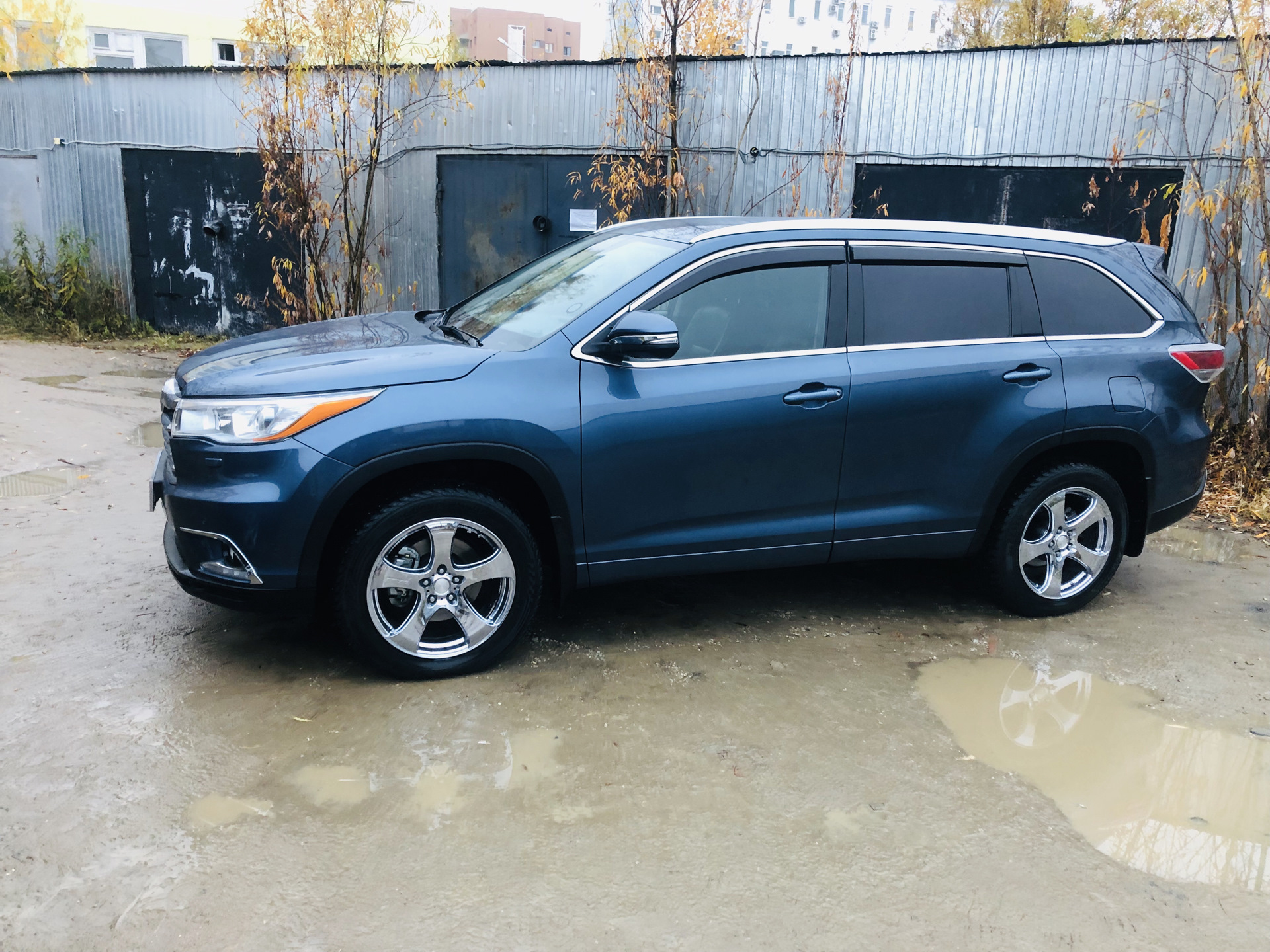 Переобулся на зиму — Toyota Highlander (XU50), 3,5 л, 2014 года ...