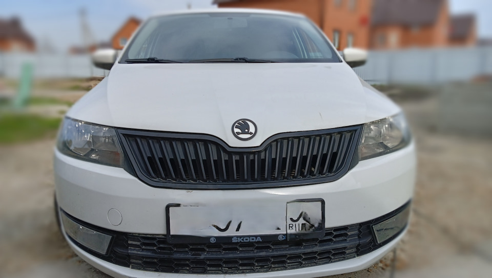 #12 Антихром значков Skoda — Skoda Rapid (1G), 1,6 л, 2017 года ...