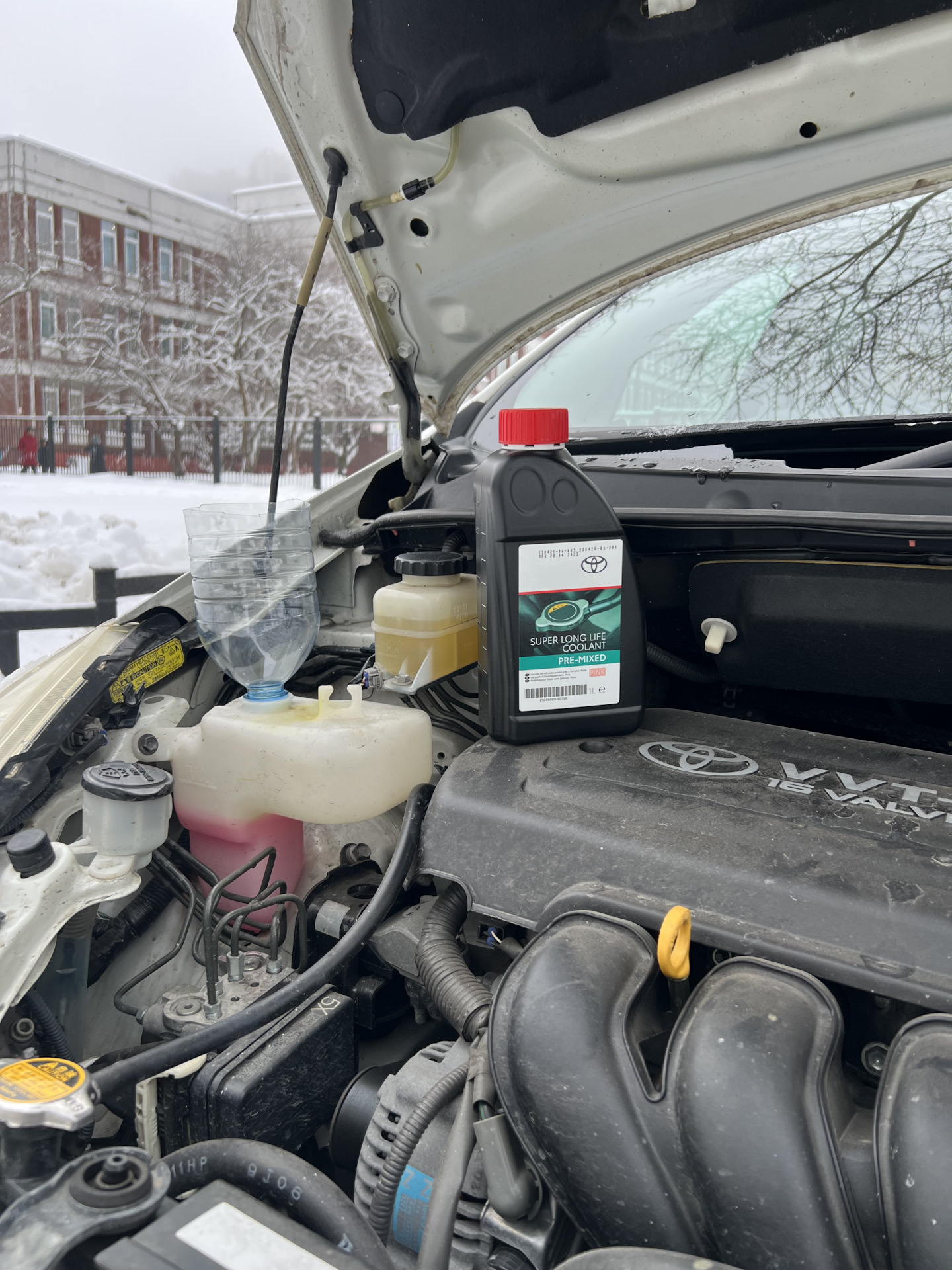 Антифриз 2 — Toyota Wish (AE10), 1,8 л, 2007 года | плановое ТО | DRIVE2