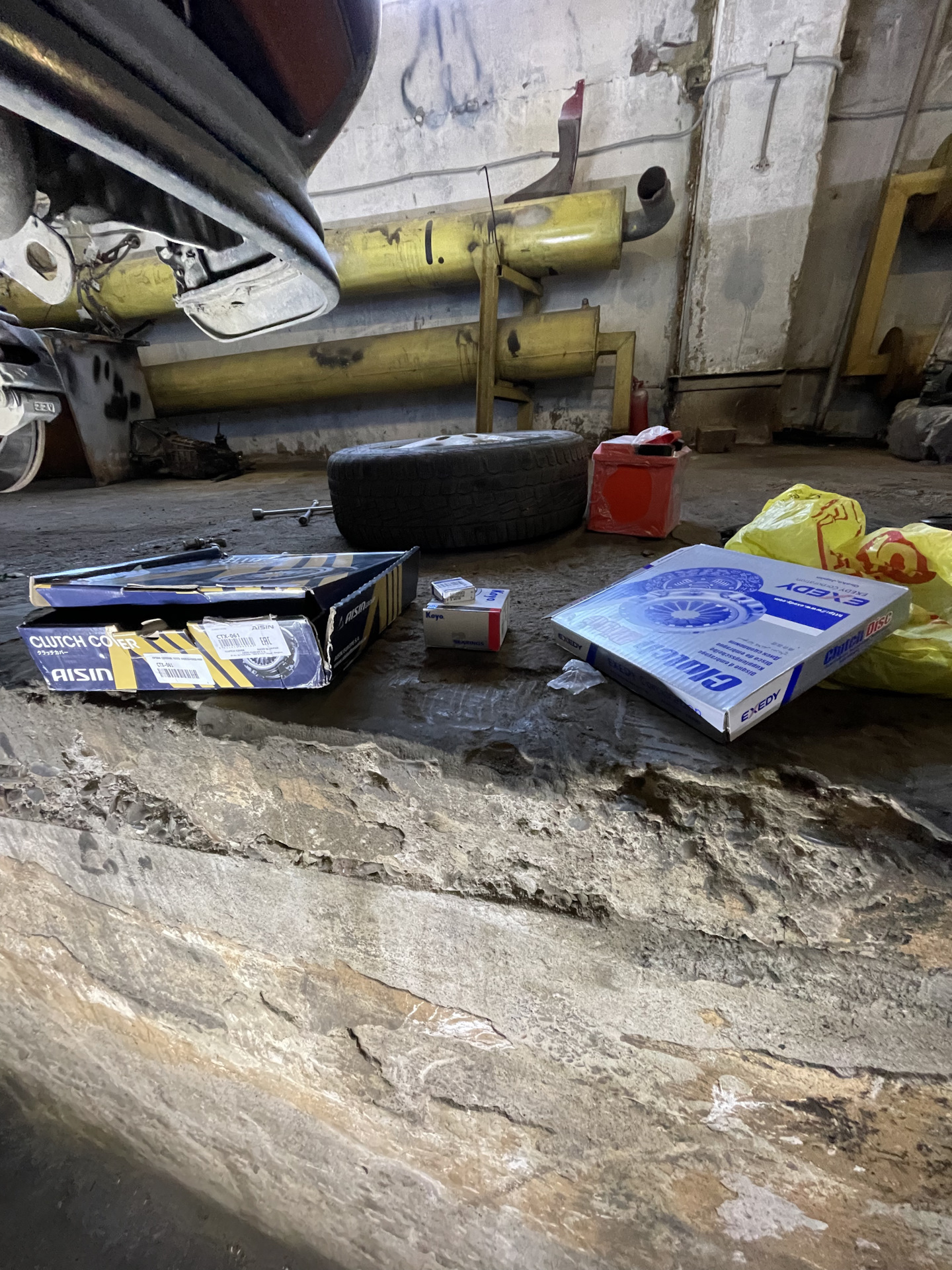 Наконец то купил сцепление ) установка сцепления! — Toyota Mark II (80 ...