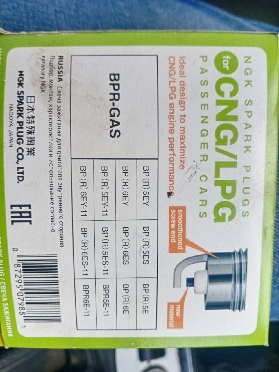 BPRGAS Свеча зажигания 7988 NGK | Запчасти на DRIVE2