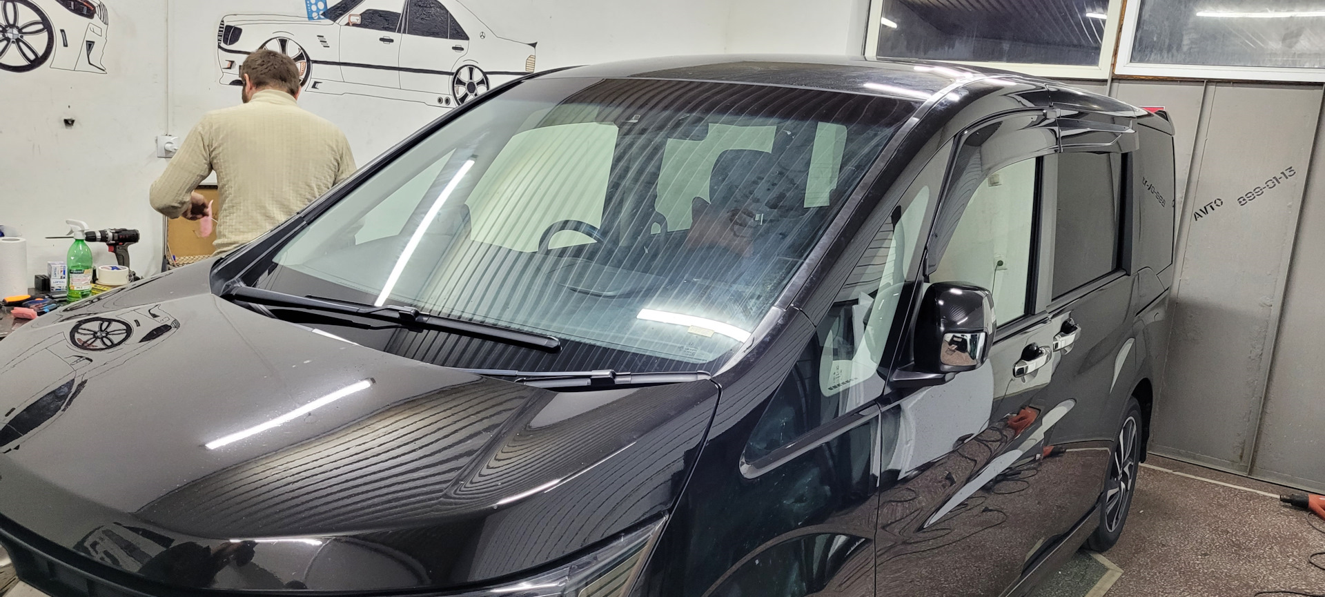 Новое, старое лобовое. — Honda Stepwgn (5G), 1,5 л, 2017 года | визит ...