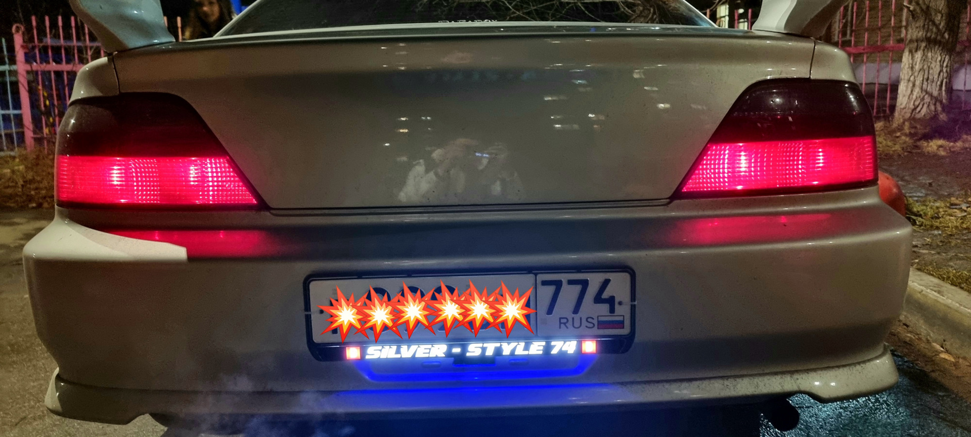 Лед рамки на номера — Honda Inspire (UA4/UA5), 2,5 л, 2000 года ...