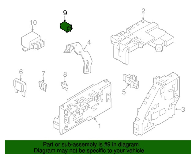 61366901469 Реле с замыкающим контактом Schwarz BMW | Запчасти на DRIVE2