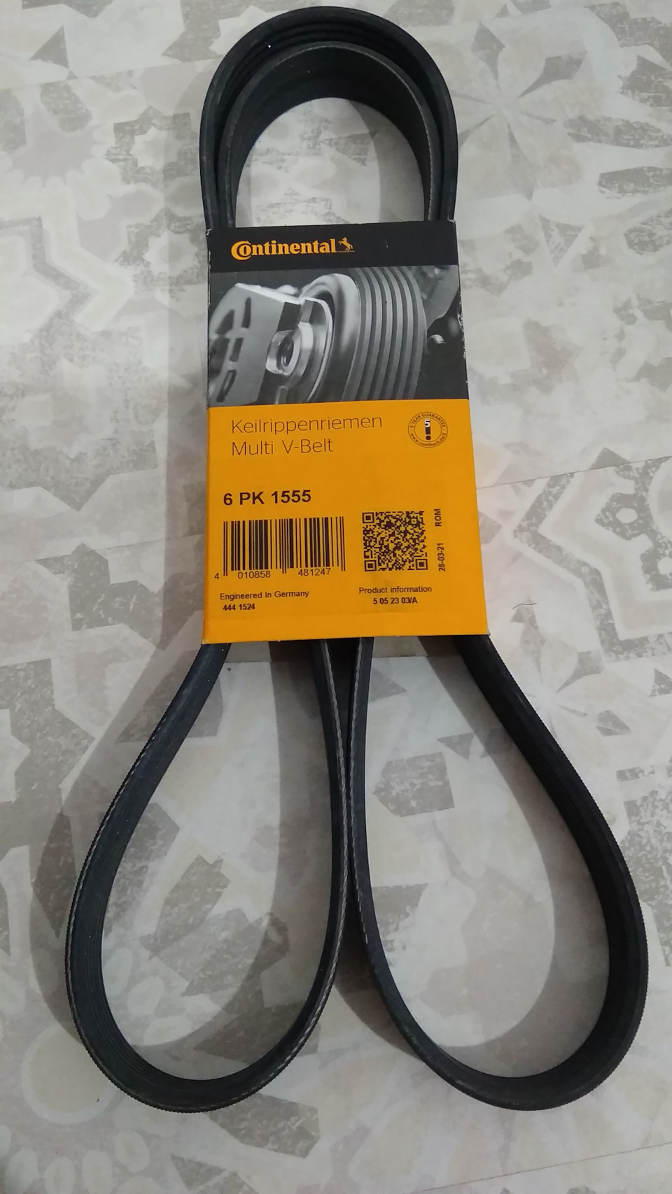 6PK1555 Ремень поликлиновой CONTITECH | Запчасти на DRIVE2