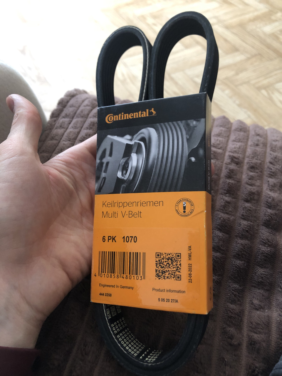 6PK1070 ПОЛИКЛИНОВЫЙ РЕМЕНЬ 6 PK 1070 CONTITECH | Запчасти на DRIVE2