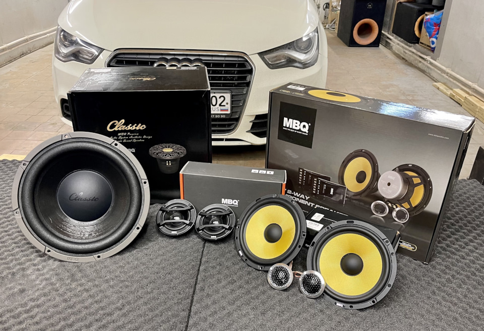 Меняем всю акустику на MBQ — Audi A1 (1G), 1,4 л, 2010 года | автозвук ...