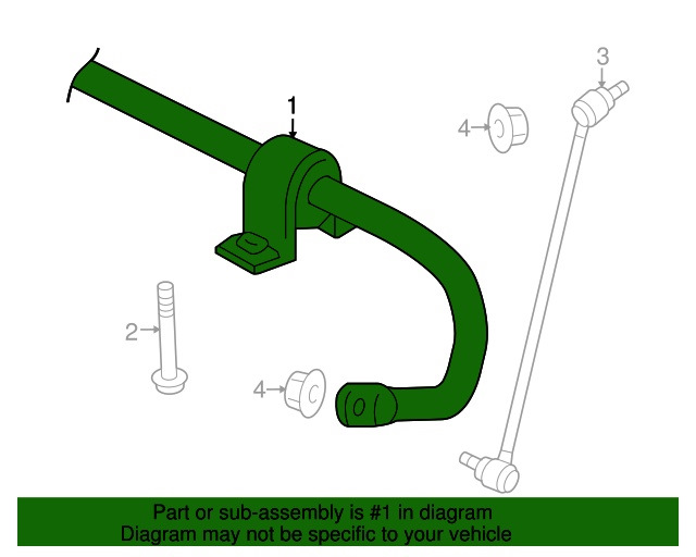 3C0411303T Стабилизатор в сборе VAG | Запчасти на DRIVE2