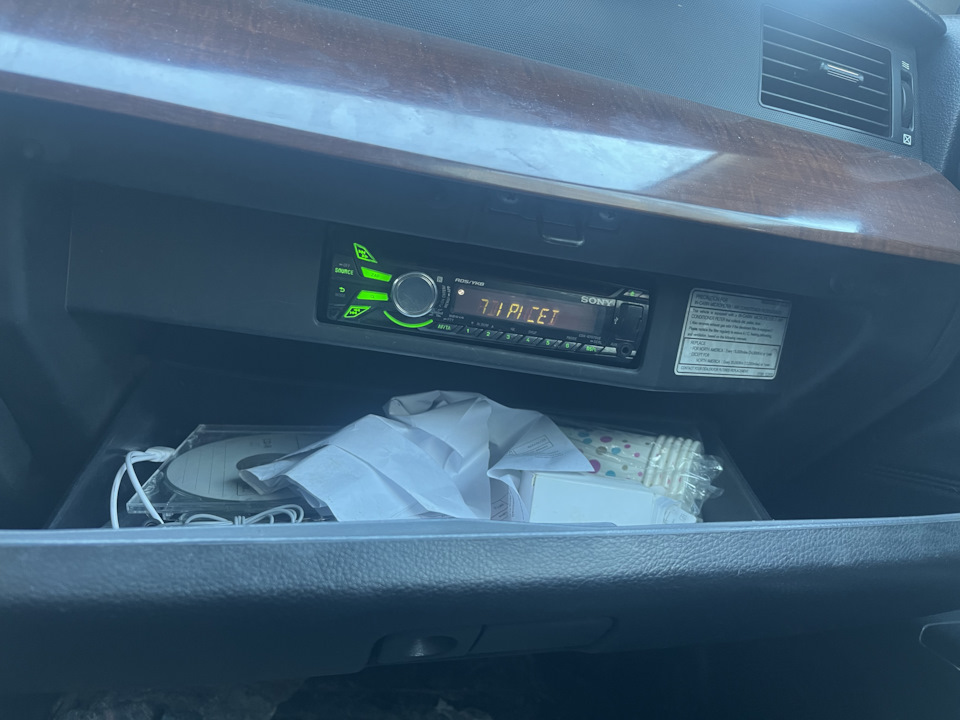 Магнитола с BT в бардачок — Nissan Teana (J31), 2,3 л, 2006 года ...