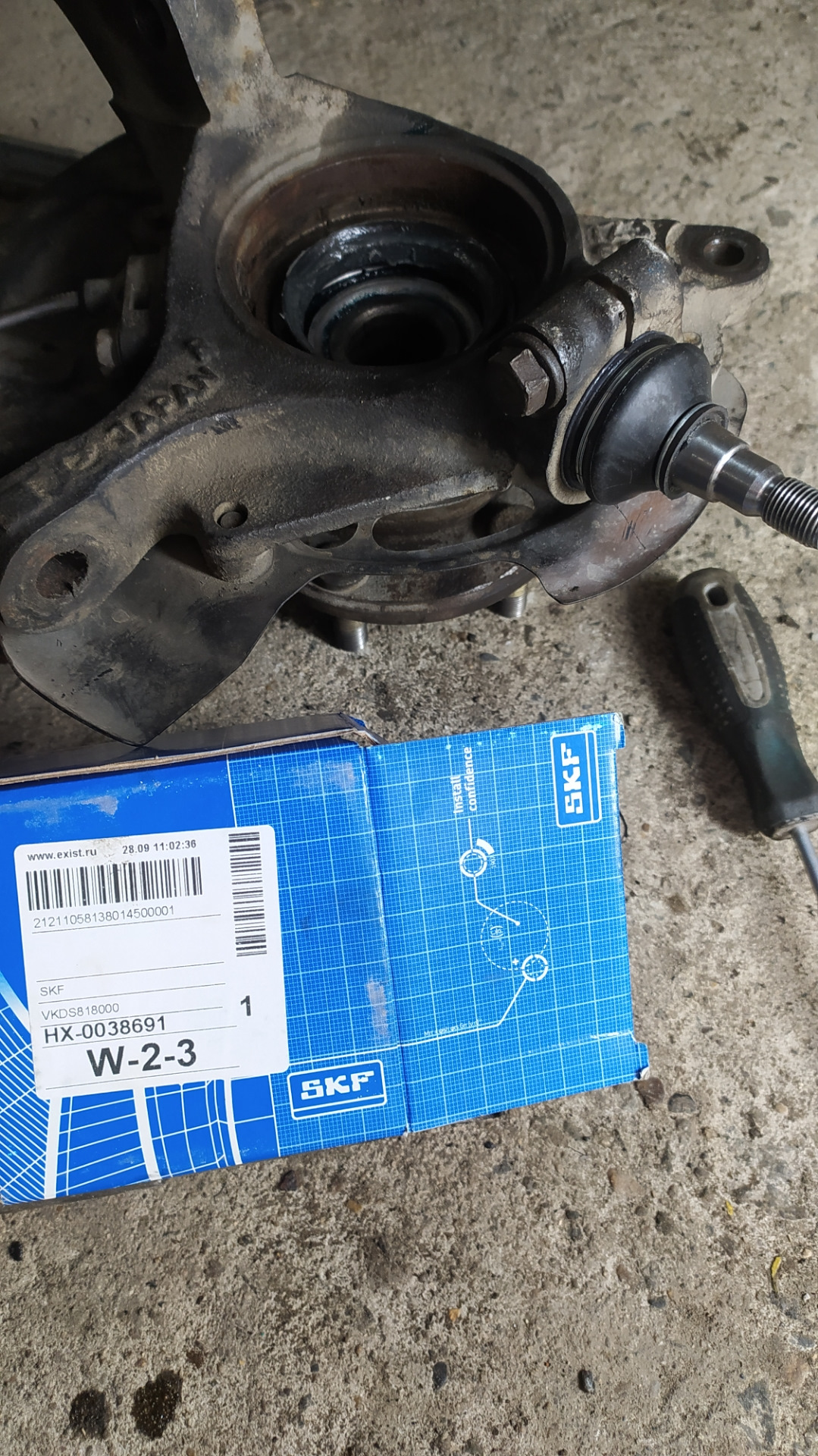 Замена приводов передних, шаровых, ступиц и топливный фильтр — Subaru ...