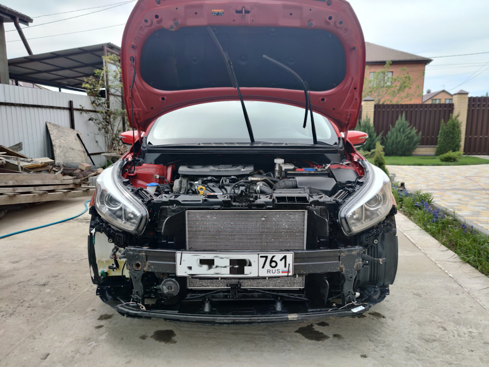 Ремонт бампера и большое ТО — KIA Ceed (2G), 1,6 л, 2018 года | другое ...