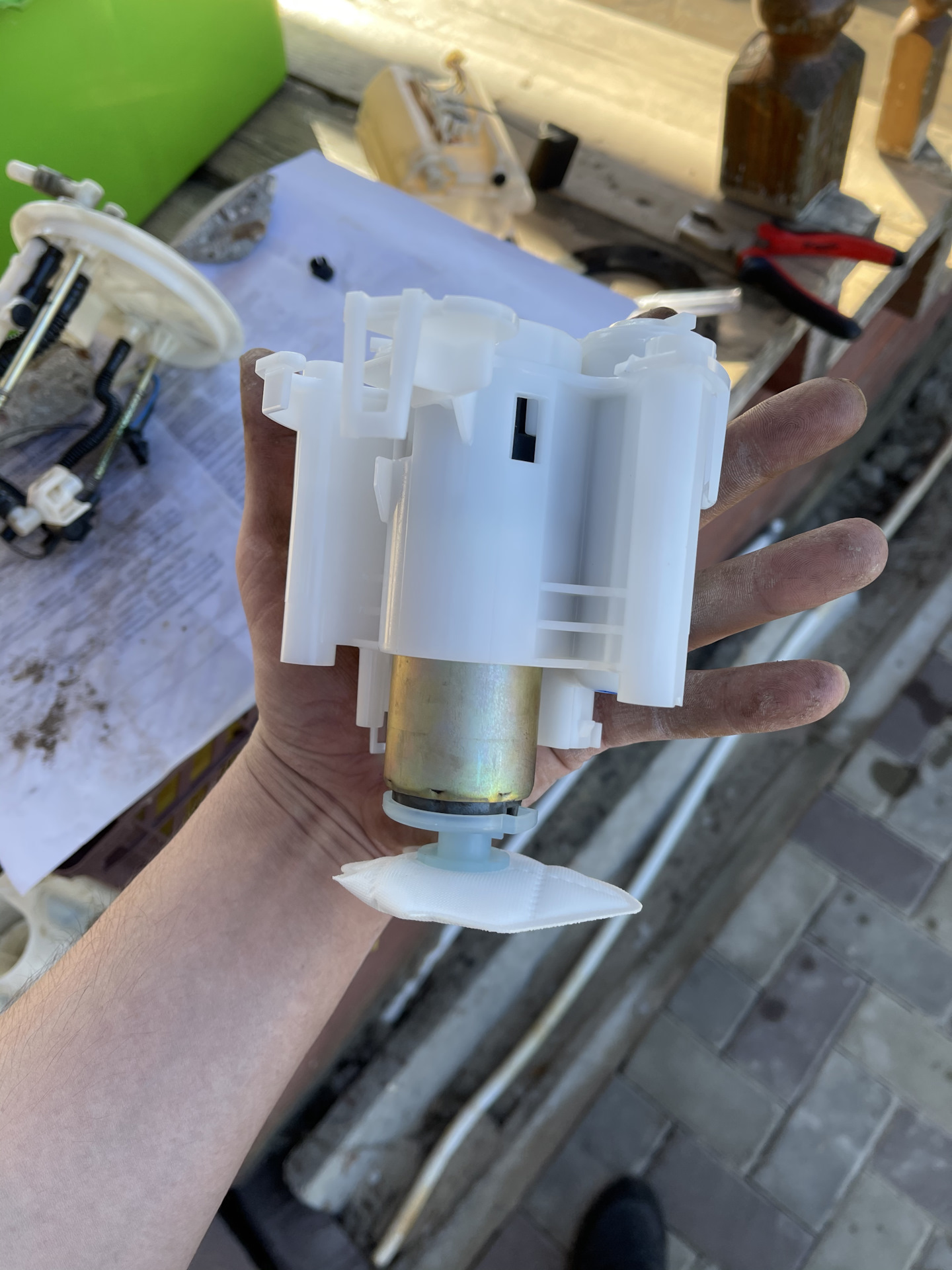 Замена топливных фильтров — Subaru Impreza (GE/GH), 2 л, 2007 года ...