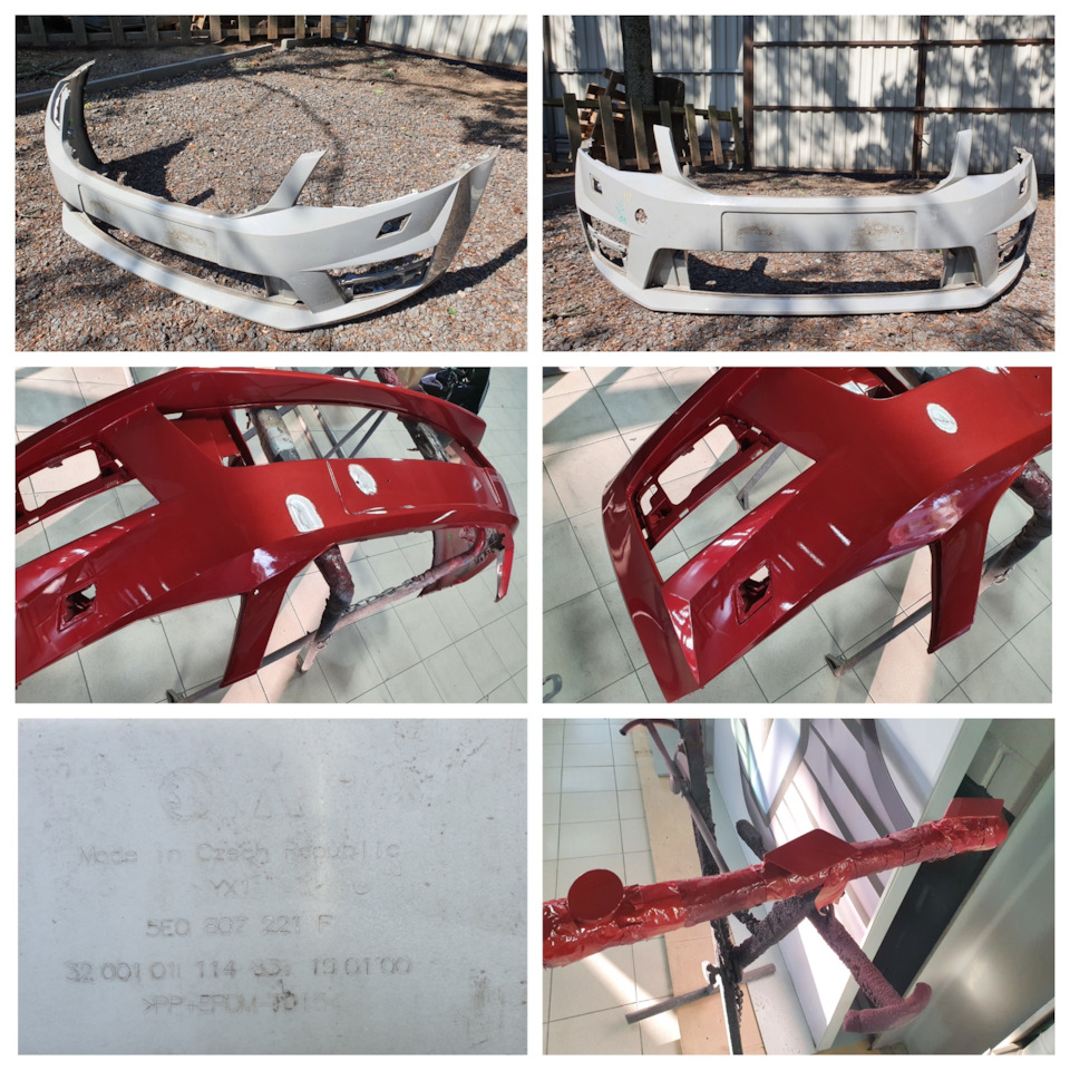 Бампер RS и диффузор Milotec — Skoda Octavia Combi A7 Mk3, 1,8 л, 2016 ...