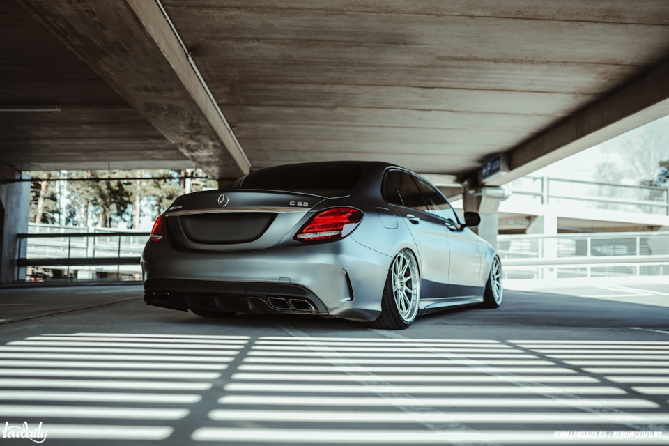 Mercedes-Benz C63 AMG EUROFIT — Сообщество «Stanced» на DRIVE2