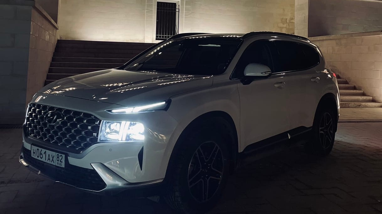 Hyundai Santa Fe (4G) 2.2 дизельный 2021 | N Line Wh1te Sh4rk на DRIVE2