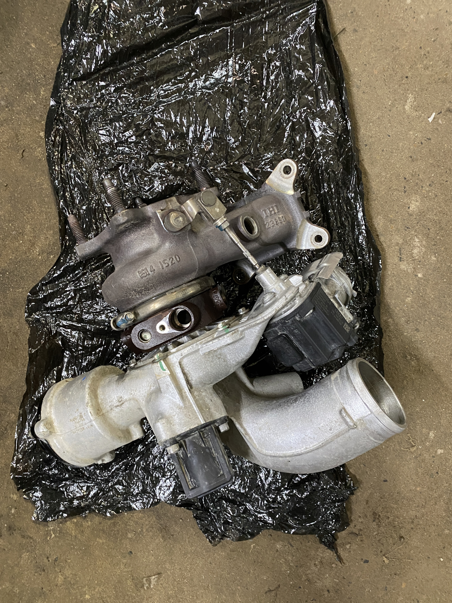 Замена турбины IHI IS 20 — 06l145722S от Q5 FY — Audi Q5 (1G), 2 л ...