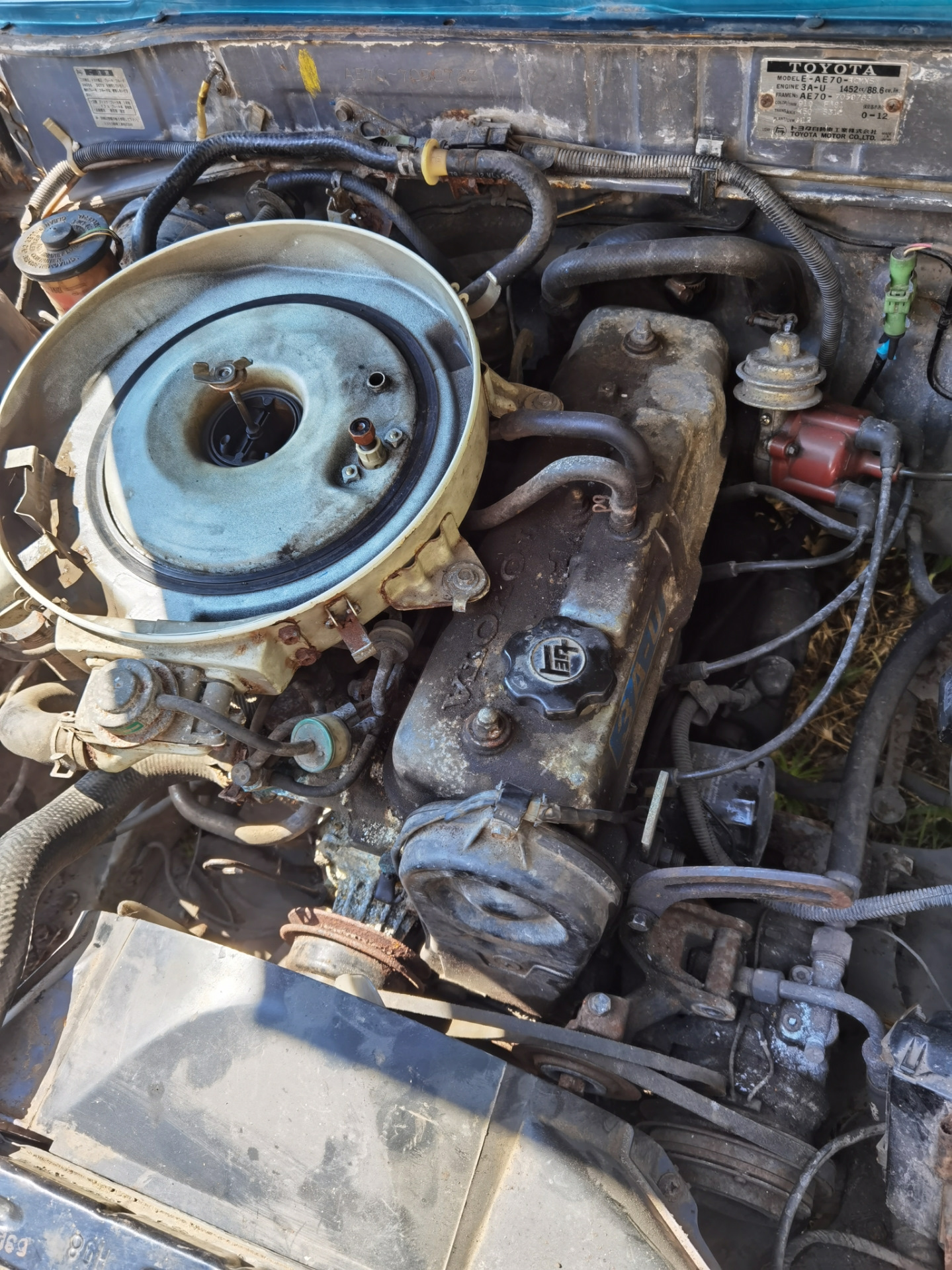 Надо начинать ставить ее на ход — Toyota Sprinter (70), 1,5 л, 1979 ...