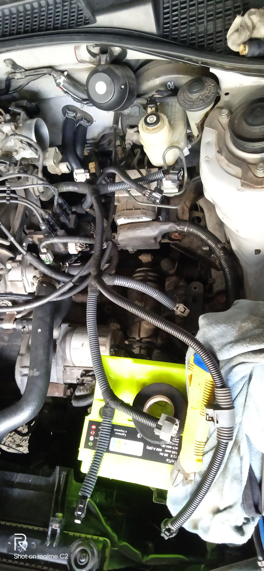 Перепаковка проводки в новую изоляцию (начало) — Toyota Avensis I, 2 л ...