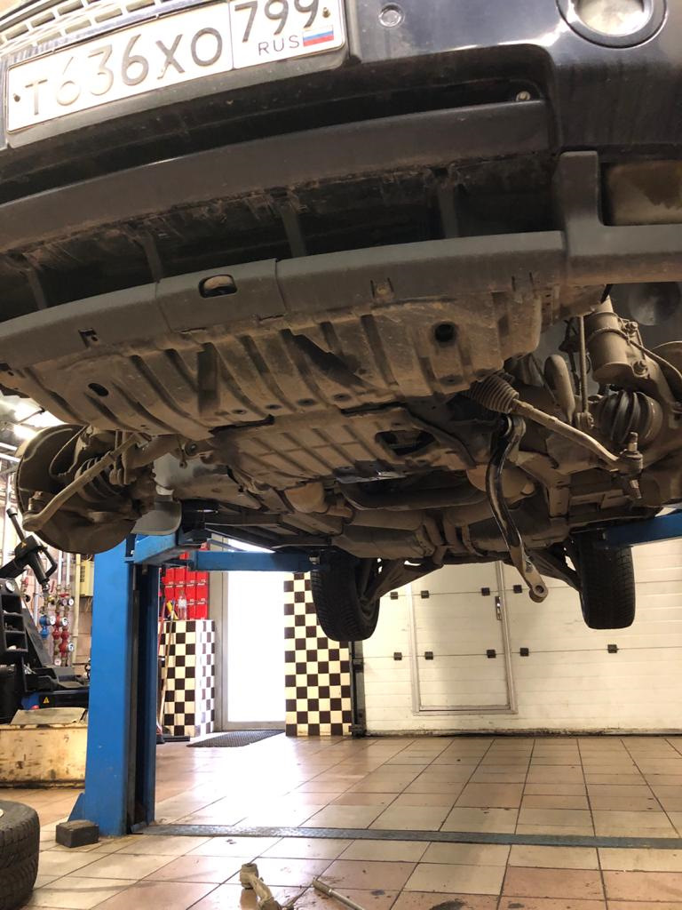 ~10 Перебираем переднюю подвеску. — Land Rover Range Rover (3G), 4,4 л ...