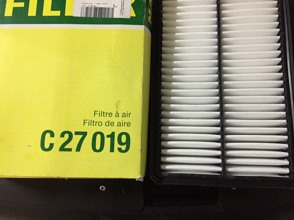 Замена масла в ДВС, воздушных фильтров — Mazda CX-5 (1G), 2 л, 2015 ...