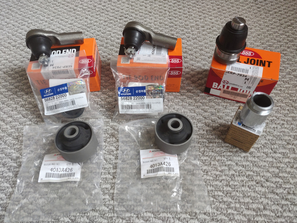 Ремонт подвески и суппорта — Mitsubishi Lancer X, 1,8 л, 2008 года ...