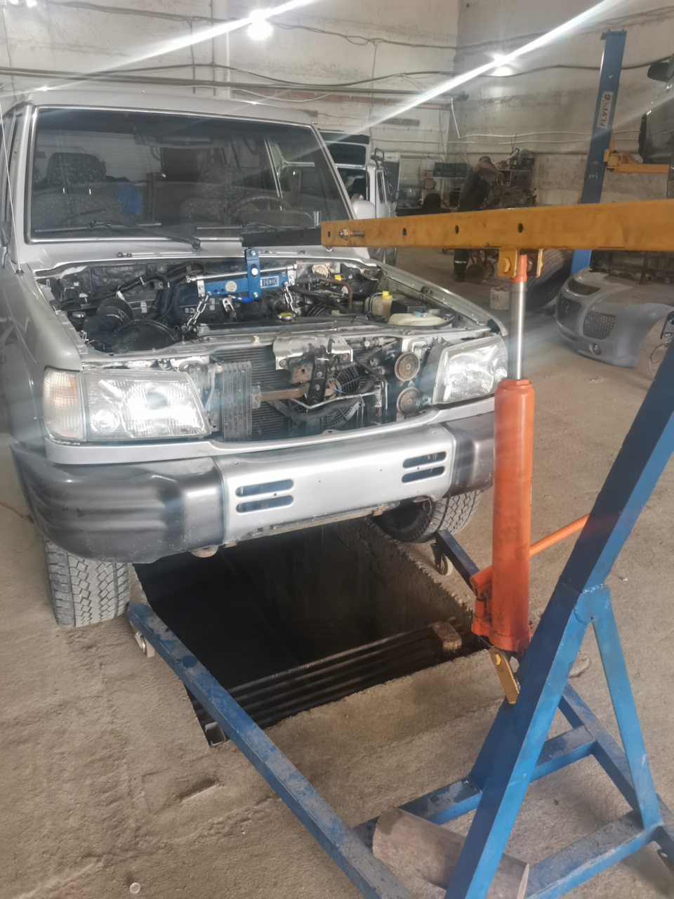 Установка G6AT / 6G72 (Часть 1) — Hyundai Galloper, 3 л, 1998 года ...