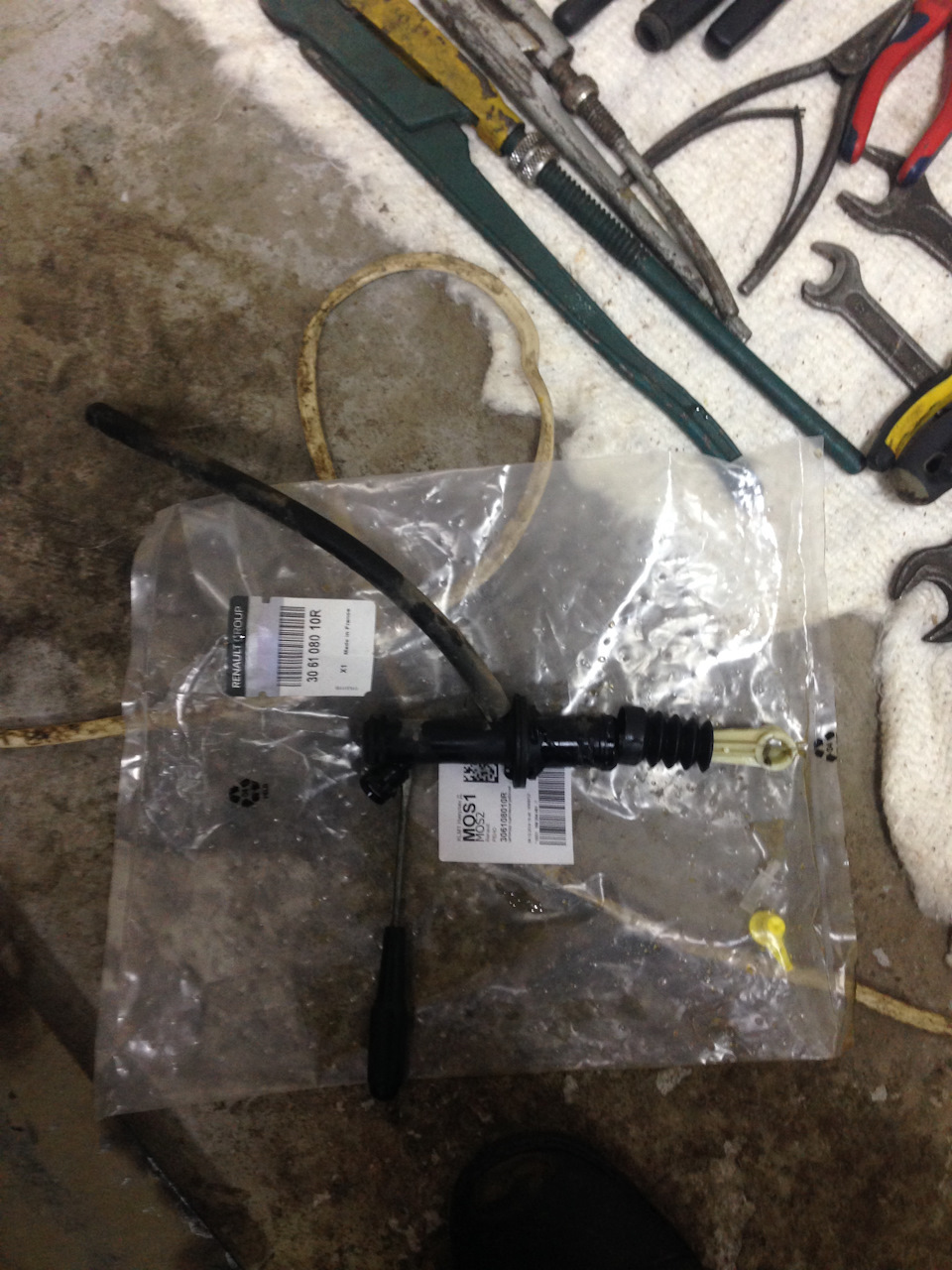 Главный цилиндр сцепления + замена тормозной жидкости + замена ...