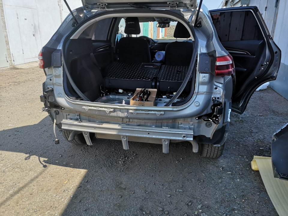 Установка аналогового контроля слепых зон (BSD). — Haval F7 (1G), 1,5 л ...